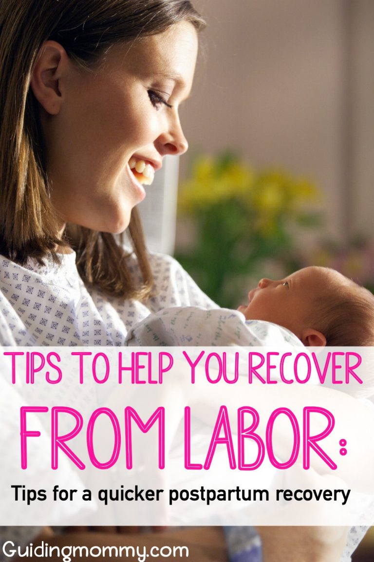 Recover from Labor: Tips for a quicker postpartum recovery